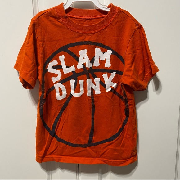 Shirts & Tops | Orange Basketball Shirt 4t | Poshmark